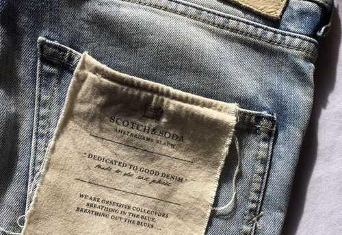 Джинсы Scotch & Soda мужские голубые