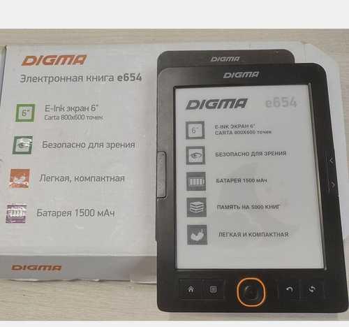 Электронная книга digma e654