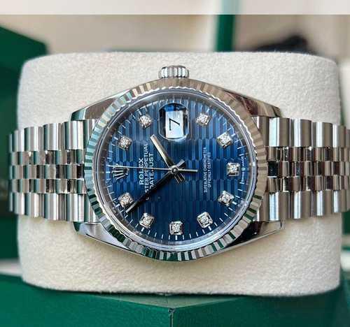 Rolex Datejust 36 Diamond Blue Motif 126234