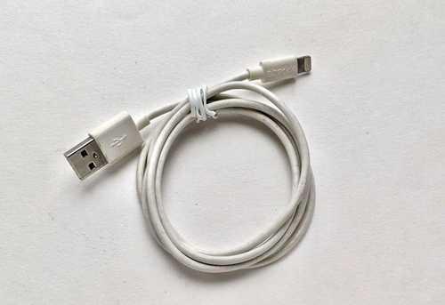 Качественный кабель sharkk USB-A на Lightning б/у