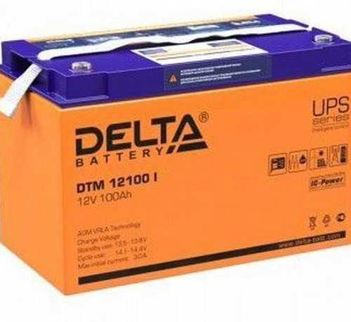 Аккумулятор Delta DTM 12100 I (12V / 100Ah)