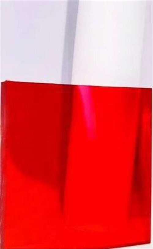 Монолитный поликарбонат Красный 10 мм