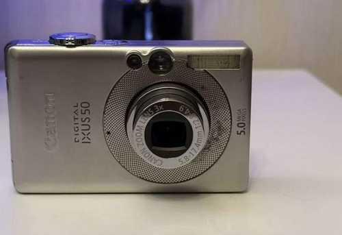 Компактный фотоаппарат canon ixus 50