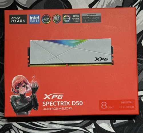 Оперативная память DDR4 XPG Spectrix D50 16гб