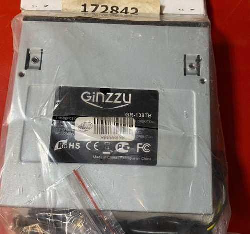 Картридер 3.5" Ginzzu GR-138TB (внутренний, 6слото