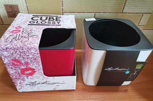 Кашпо Lechuza Cube Glossy