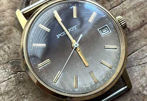 Часы мужские Полёт 2614Н позолота, ссср, 1980е
