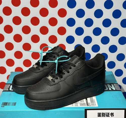 Nike Air Force 1 '07 черные