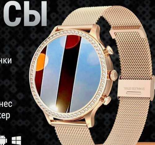 Смарт-часы WatchMe K58, круглые, amoled, мужские