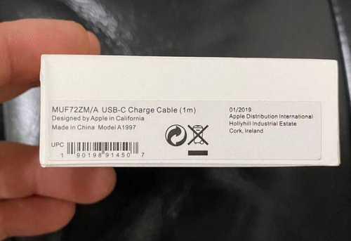 Кабель Apple USB-C Charge Cable (1m) MUF72ZM/A
