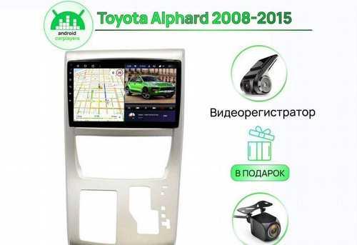 Магнитола 3.32 Toyota Alphard 2008-2015 Андроид