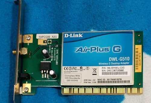 AirPlus DWL-G510 Wireles G Desktop Adapter G DLink