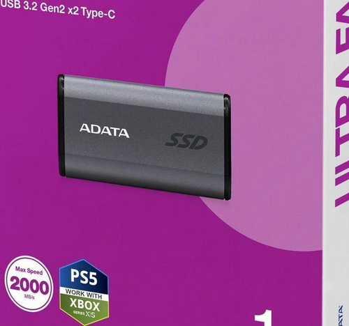 1 tб Внешний SSD диск adata SE880