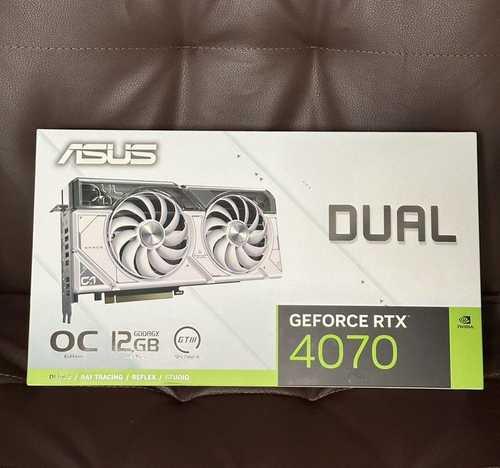 Видеокарта asus nvidia GeForce RTX 4070 Dual OC