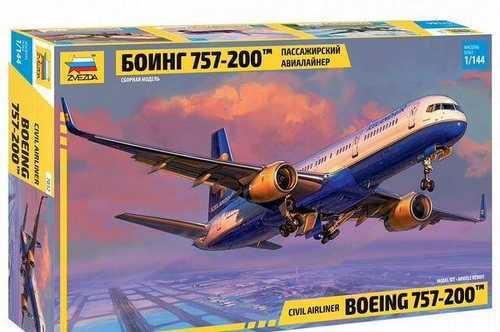 Пассажирский авиалайнер Боинг 757-200 1/144