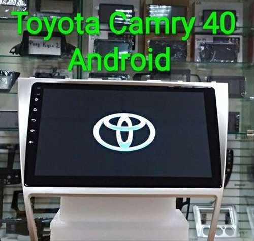 Toyota camry 40 магнитола Android рассрочка есть