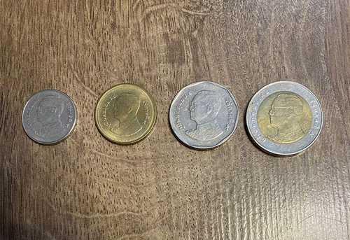 Монеты Тайланда 1;2;5;10 бат