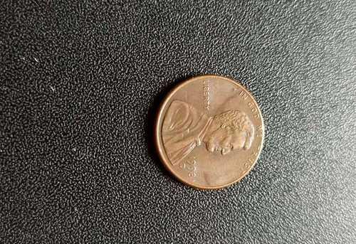 1 цент США Аврам Линкольн 1998 г