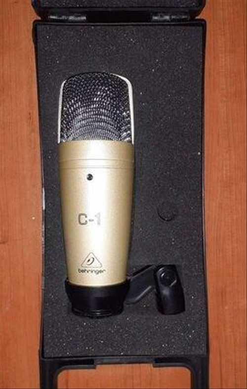 Студийный конденсаторный микрофон behringer C-1