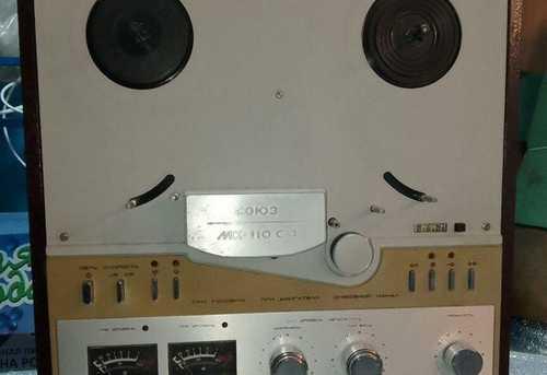 Магнитофон союз-мк-110с-1 стерео