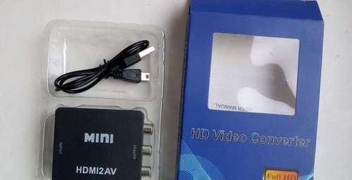 HD Video converter. mini hdmi2av