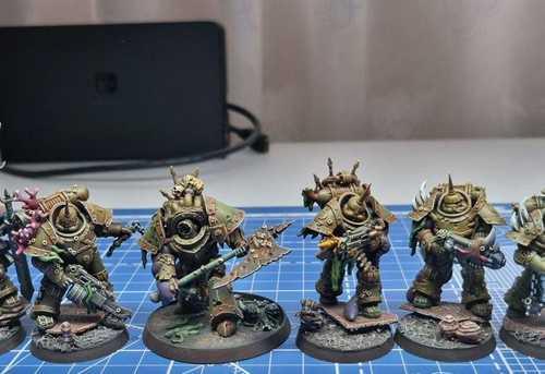 Warhammer 40000 Plague Marines и Lord of Contagion