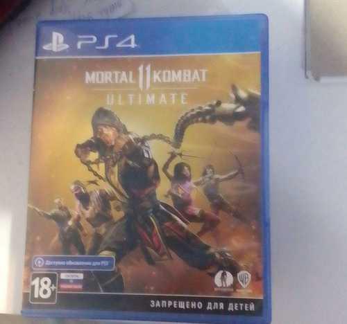 Диск на ps4. Mortal Kombat 11