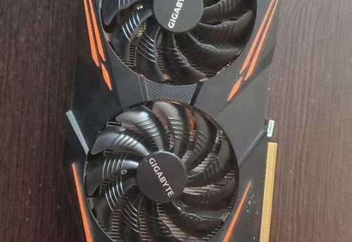 Gigabyte GTX 1070 windforce 8Gb на запчасти