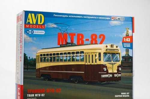 Сборная модель Трамвай мтв-82