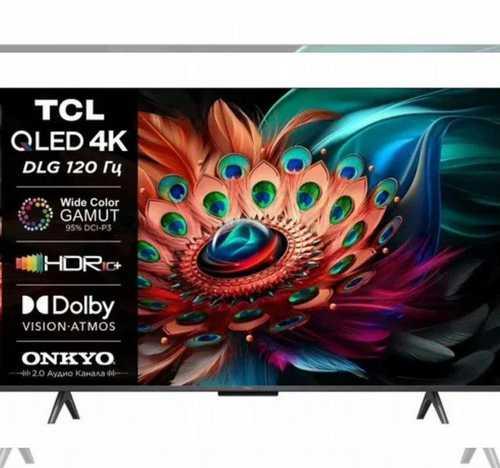 Qled телевизор TCL 50С655, DLG 120Гц, Новый