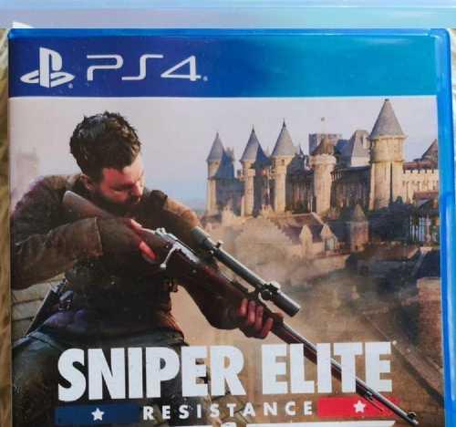 Sniper elite Resistance ps4 диск