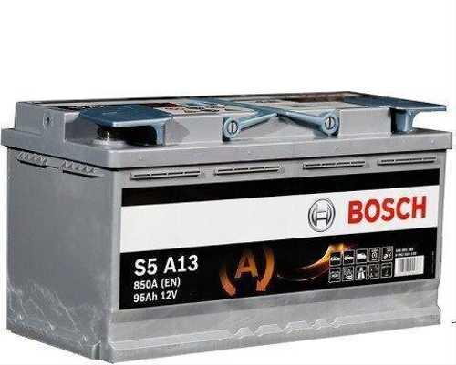 Аккумулятор AGM EFB бу Bosch S5 A13 95Ah Гарантия