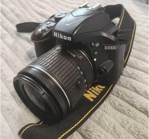 Фотоаппарат nikon d3300 af-p 18-55 vr kit