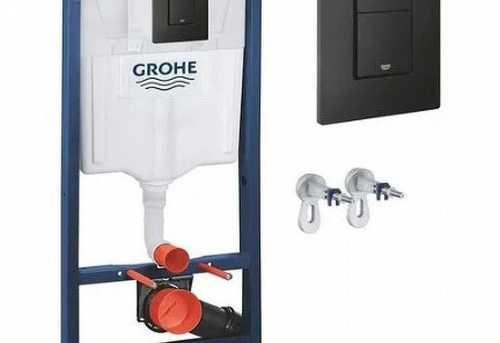 Grohe Rapid SL 38811KF0 инсталяция с черн кнопкой