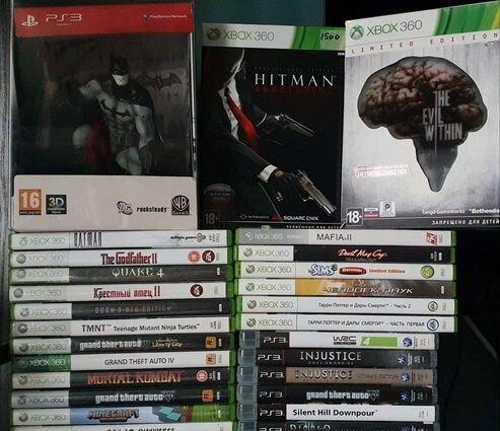 Редкие и коллекционные диски Xbox 360 и PS3