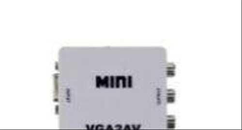Mini VGA TO AV (тюльпан)