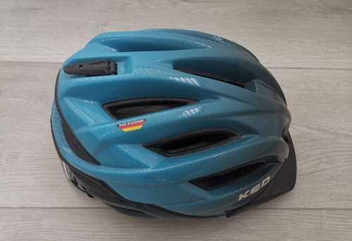 Велосипедный шлем KED Champion Visor Blue Black, L