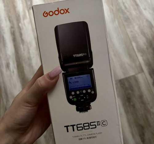 Вспышка накамерная Godox tt685iic E-TTL на canon