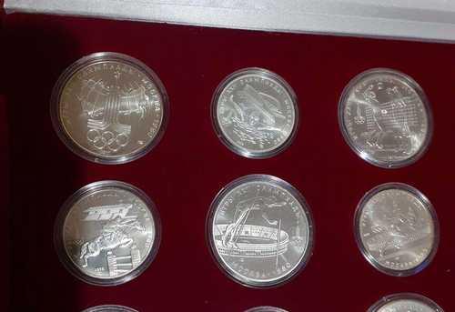 Олимпиада-80 монеты серебро 900 пробы
