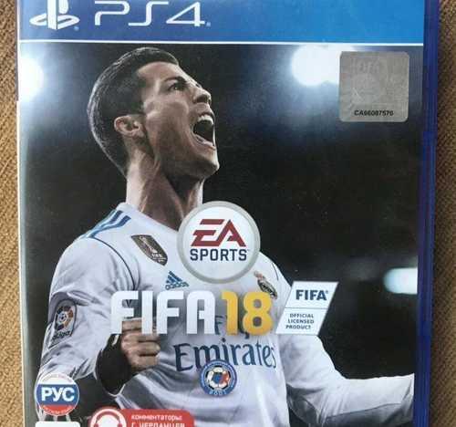 Fifa 18 ps4 диск