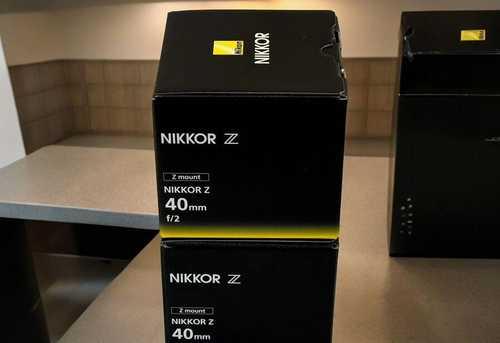 Nikon nikkor Z 40mm f/2