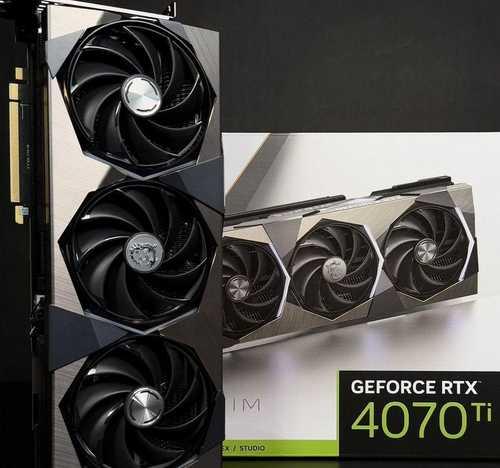 Видеокарта MSI RTX 4070 Ti suprim