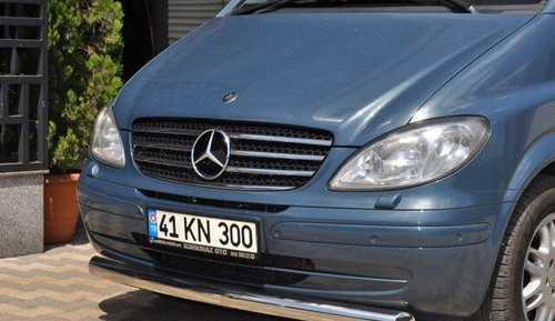 Защита переднего бампера Mercedes-Benz vito 2014