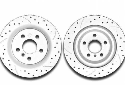 Усиленные тормозные диски зад. BMW X1,Х2 (300мм)
