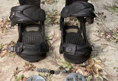 Крепления для сноуборда burton m/l