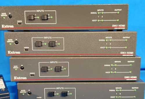 Коммутатор Extron SW2 hdmi with edid Minder