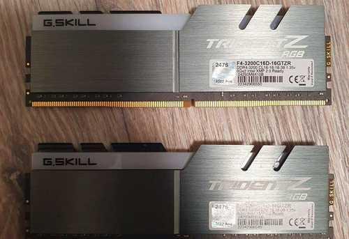 Озу G.skill Trident z RGB 16 GB 3200 CL 16