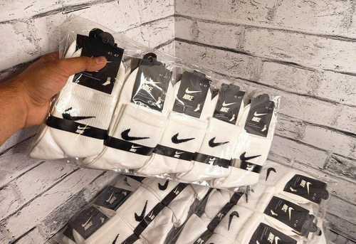 Мужские носки Nike белые длинные