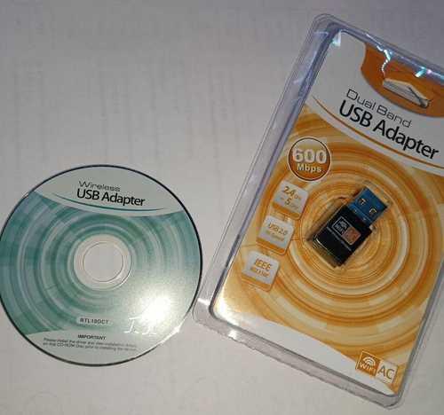 USB-адаптер Wi-Fi AC600 2,4 ггц, 5 ггц