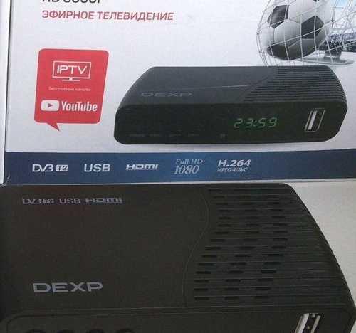 Приставка цифрового тв Dexp HD 8000P